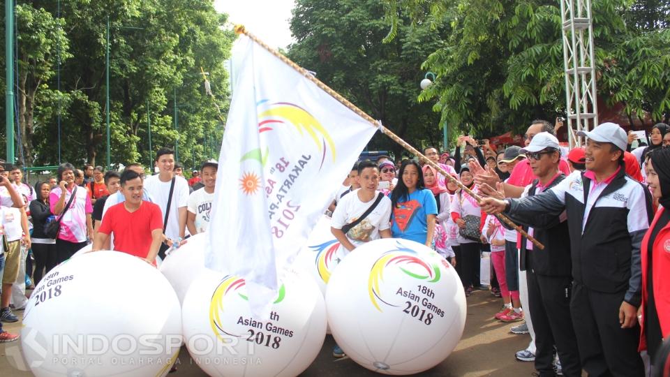 (GALERI FOTO) Semarak Launching Logo Asian Games 2018 - INDOSPORT