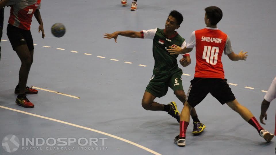 (GALERI FOTO) Indonesia Kalahkan Singapura di International Handball ...
