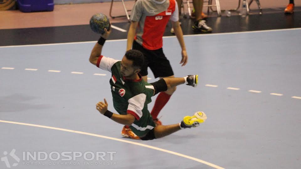 (GALERI FOTO) Indonesia Kalahkan Singapura di International Handball ...