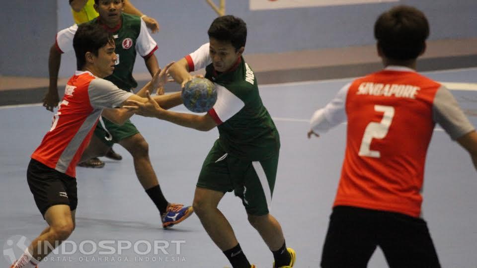 (GALERI FOTO) Indonesia Kalahkan Singapura di International Handball ...