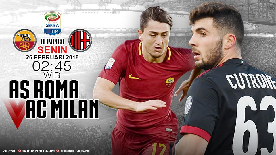 Susunan Pemain AS Roma vs AC Milan: Duel Pemain Muda - INDOSPORT