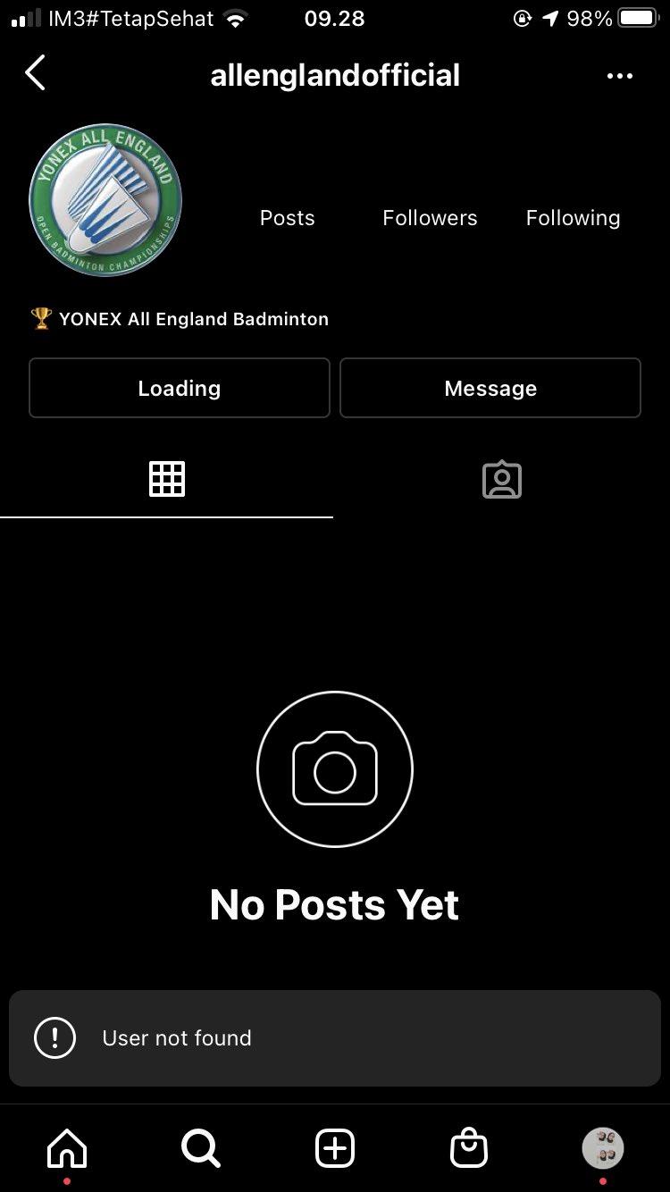 Akun Utama Instagram Lenyap, All England Kembali Buat Akun Baru - INDOSPORT Akun Utama Instagram Lenyap, All England Kembali Buat Akun Baru - INDOSPORT
