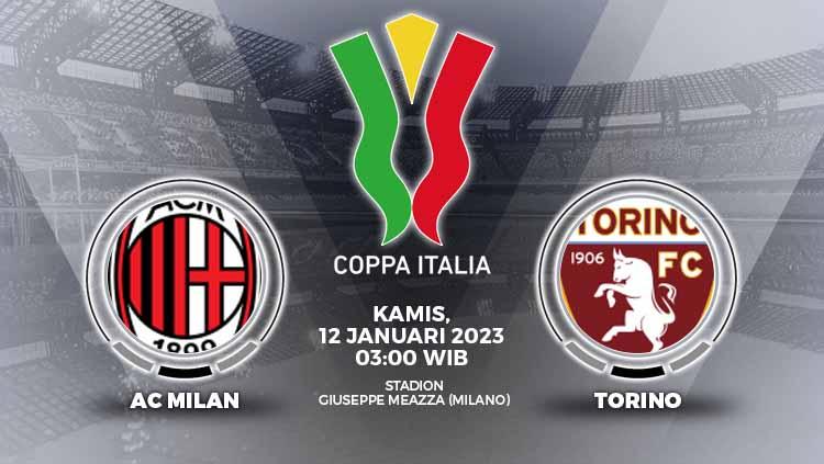 Link Live Streaming Coppa Italia: AC Milan vs Torino - INDOSPORT