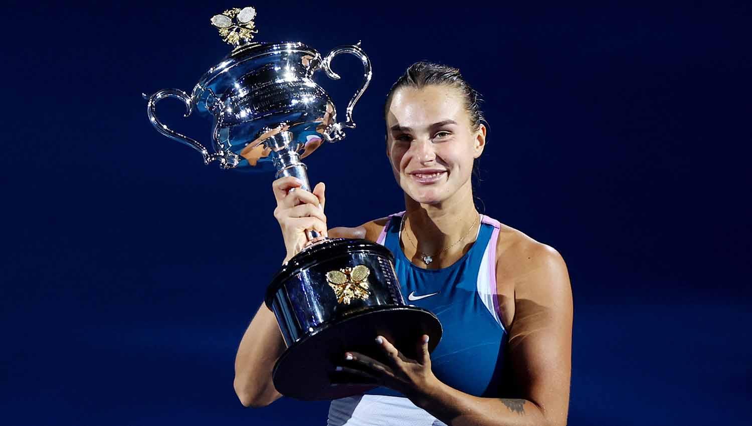 Aryna Sabalenka Juara Australian Open: Nama Negara Tak Ditulis di Trofi Bikin Nyesek! - News+ on ...