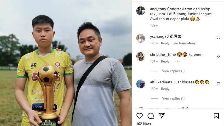 Profil dan Agama Aaron Nathan Ang, Kiper Jangkung Timnas U-17 Jebolan ...