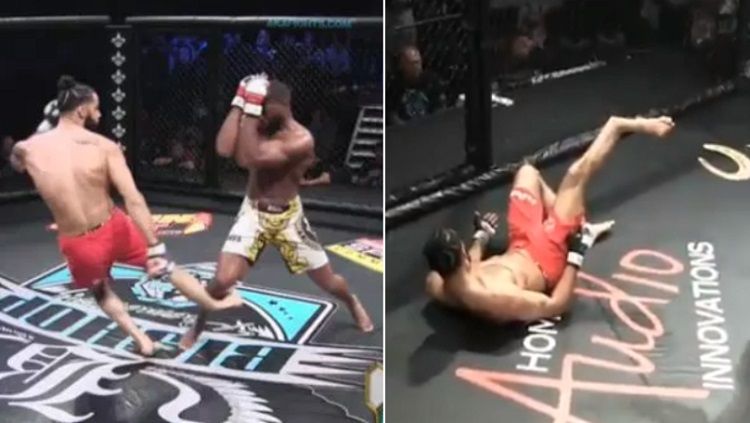 Ngilu! Petarung Amatir UFC Ini Alami Patah Kaki Mengerikan - INDOSPORT