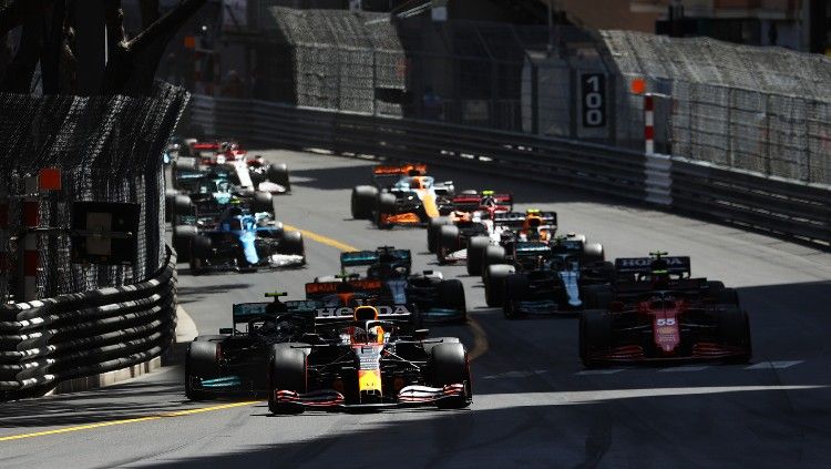 Statistik dan Fakta di F1 GP Monako 2021: Max Verstappen Bikin Rekor ...